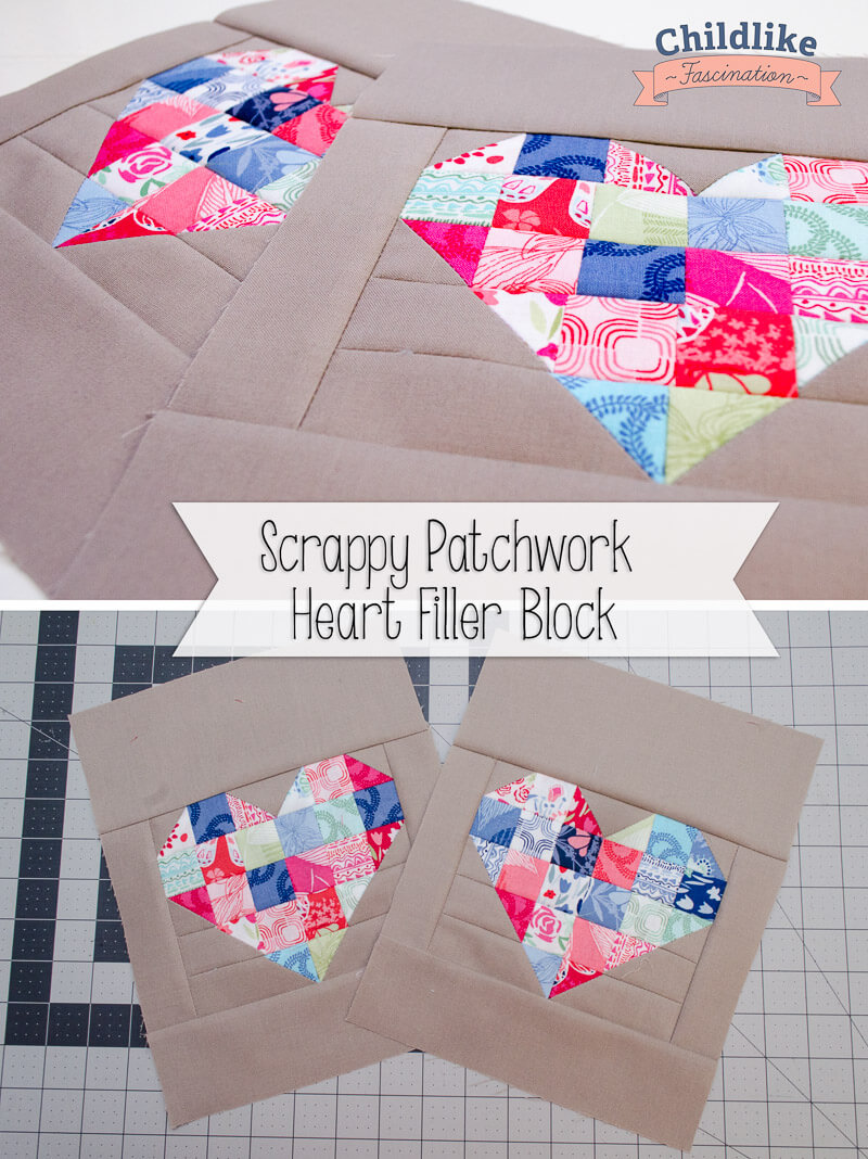 Patchwork Heart Block Pattern - Childlike Fascination